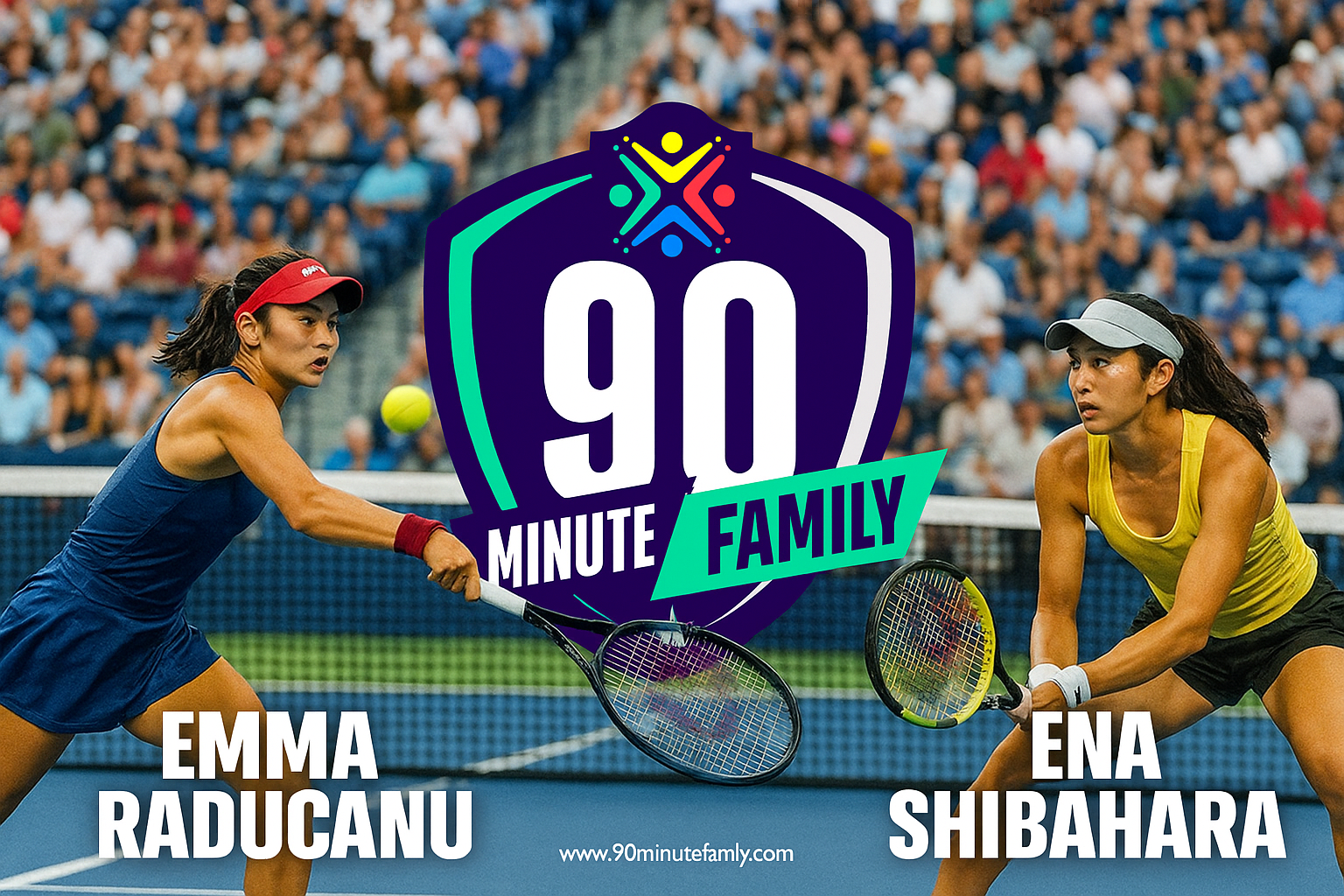 Emma Raducanu – Ena Shibahara: odds, analyse & TV – 90 Minute Family